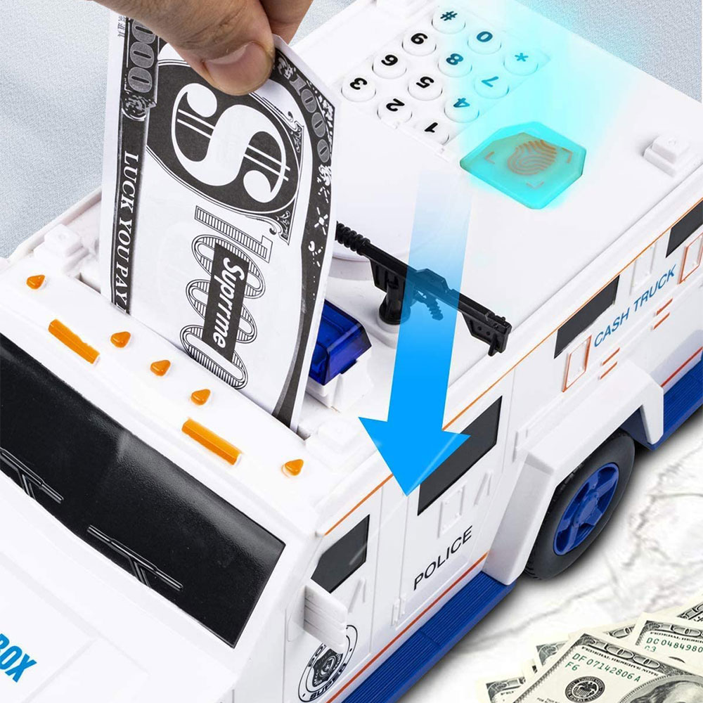 Pusculita SIKS Tip Masina Blindata, Cod Pin, Sunete si Lumina ...