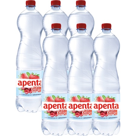Apenta Vitamixx szénsavmentes ásványvíz eper-vörösáfonya, 6x1.5l - eMAG.hu