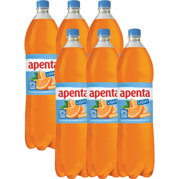 Apenta Light szénsavas üdítőital Narancs, 6x1.5l - eMAG.hu