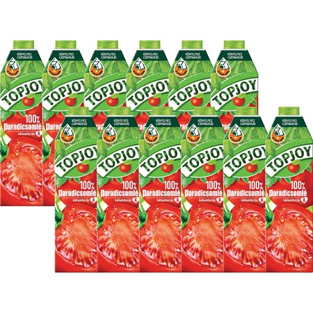 TopJoy enyhén fűszeres paradicsomlé 100%, 12x1 l - eMAG.hu