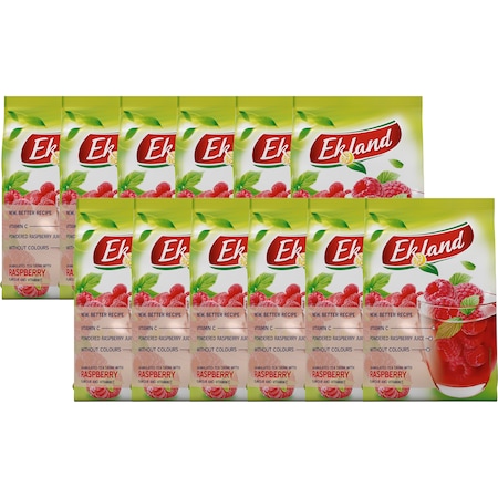 Ekland instant tea málnás utántöltő, 12x300g - eMAG.hu