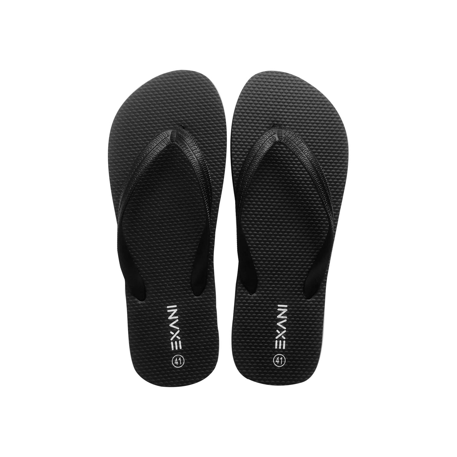 Slapi barbati Exani, Negru, 41 - eMAG.ro