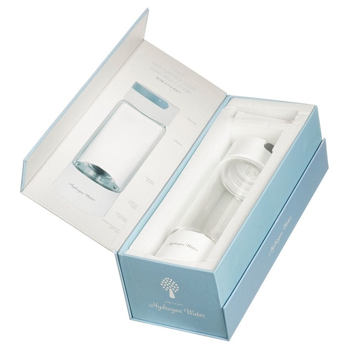 H2Power HB30 hidrogén vizes palack, 500 ml, SPE/PEM membrán, 1000-3000 ...