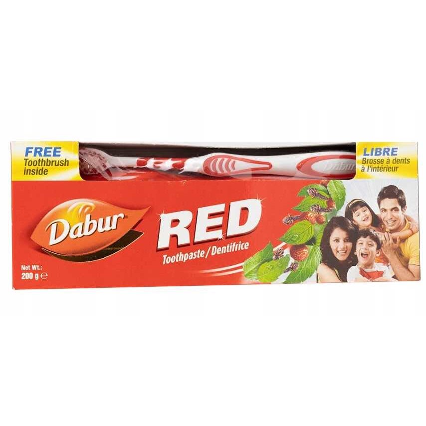 Комплект паста за зъби с четка Dabur, 200мл - eMAG.bg