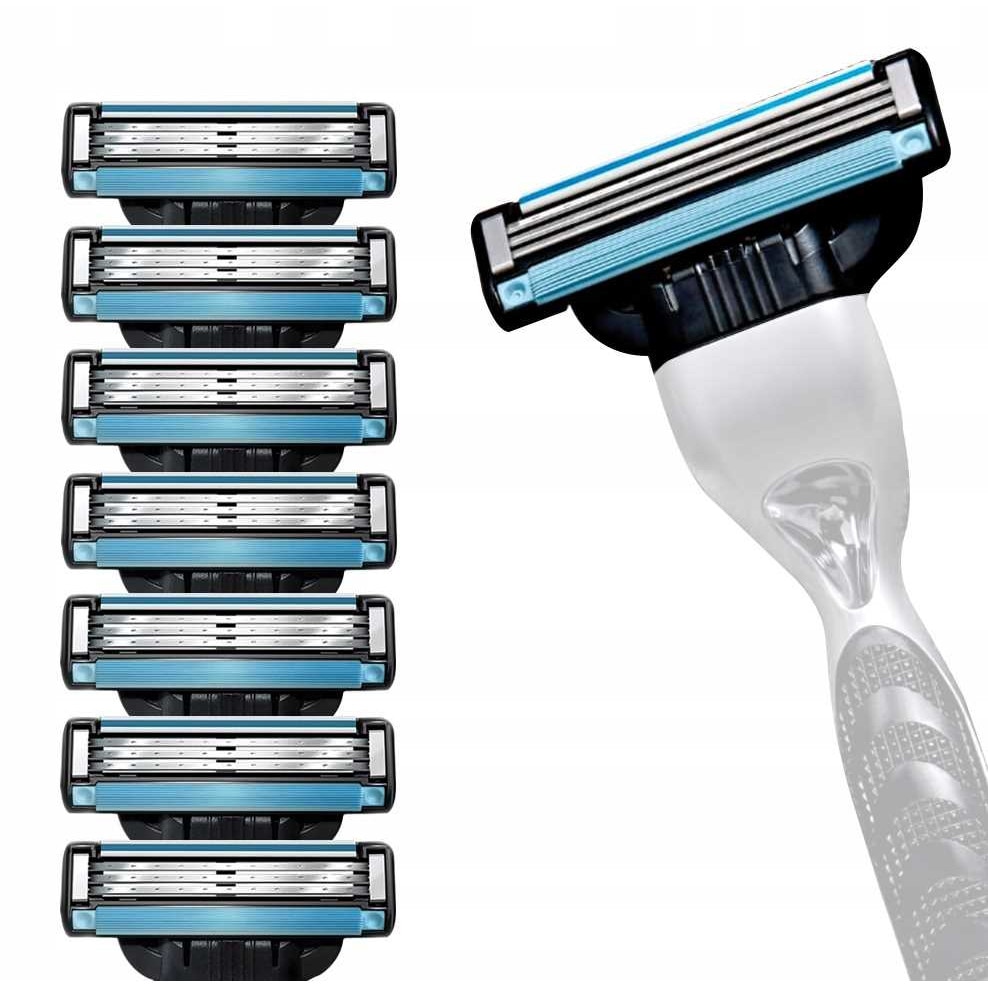 Set 8 rezerve aparat de ras Gillette Mach 3, Multicolor - eMAG.ro