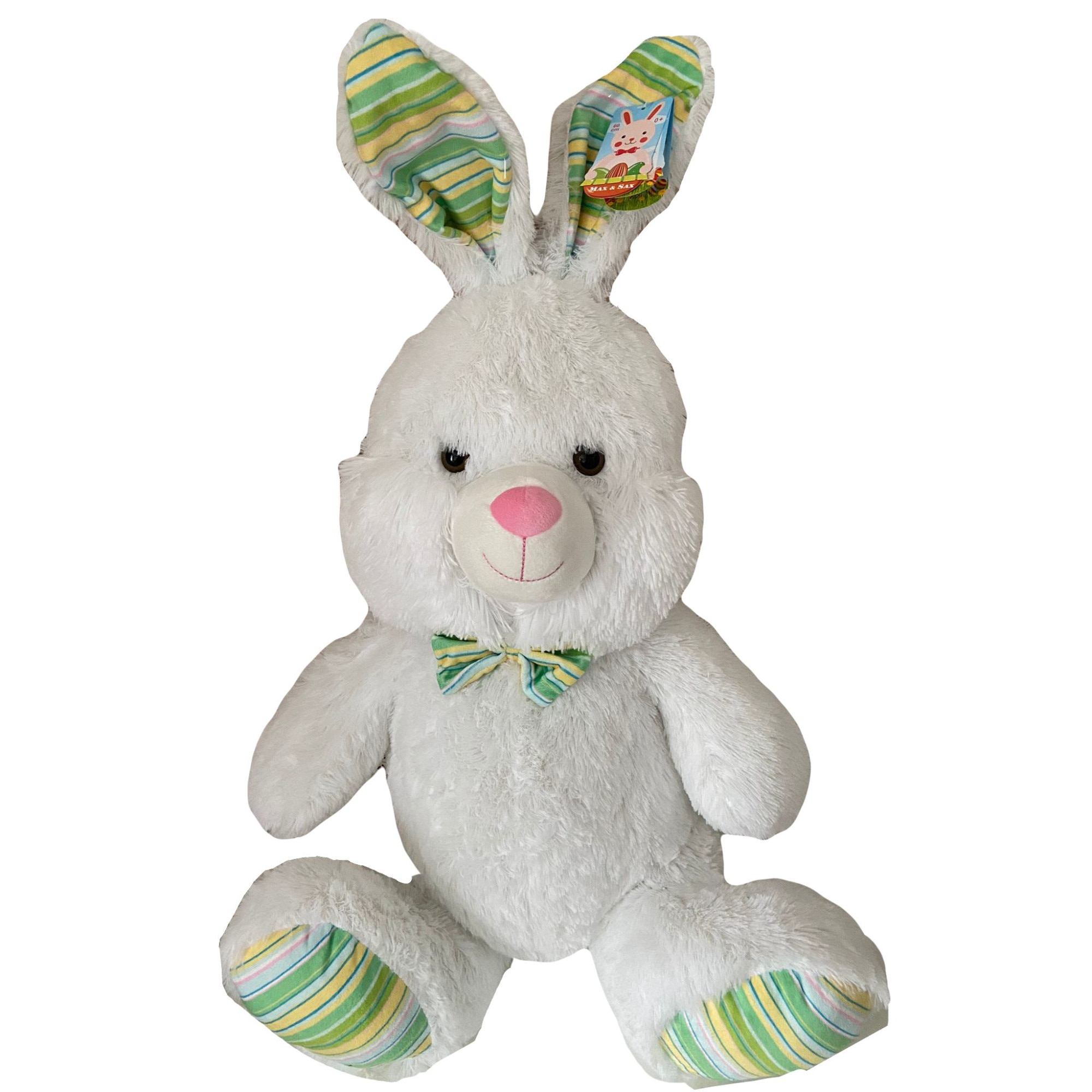 Iepuras de plus gigant, Alb, 60 cm - eMAG.ro