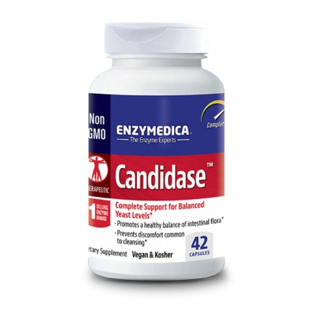 Supliment alimentar pentru flora intestinala, Enzymedica, Candidase, 42 ...