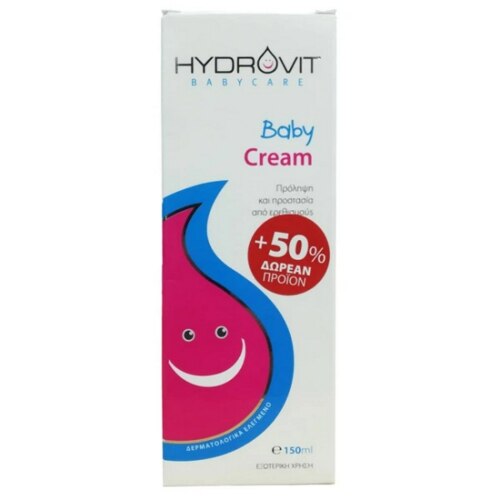 Crema pentru bebelusi, Hydrovit, 150 ml - eMAG.ro