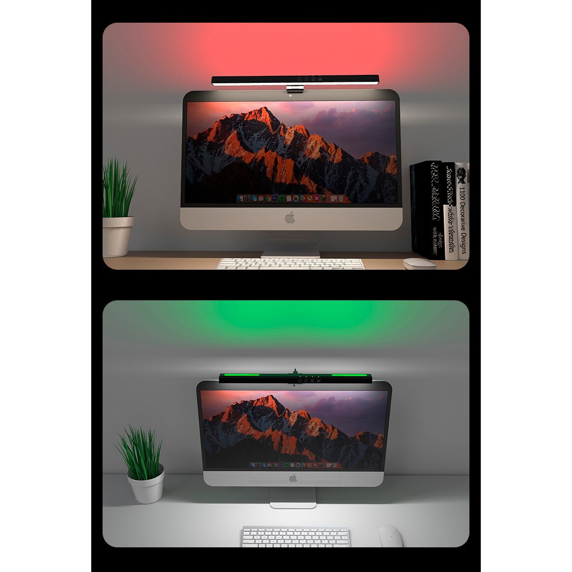 Lampa LED pentru monitor, RGB Gaming Backlight, VisionHub®, Reglabila ...