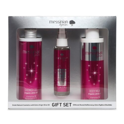 Set cadou 3 in 1, Messinian Spa, Glamorous&Mysterious, 300 ml - eMAG.ro