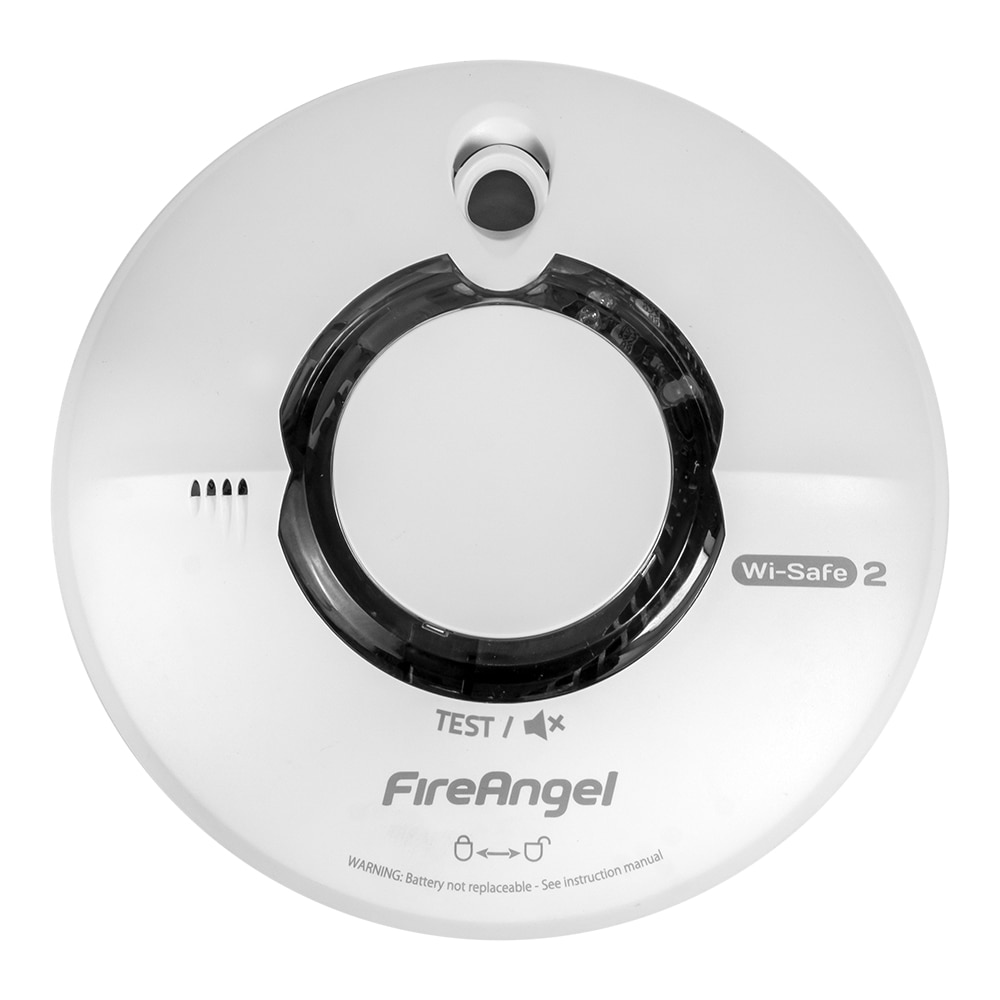 Двоен детектор за дим FireAngel WST-630-RO, свързващ се Wi-Safe 2, с ...