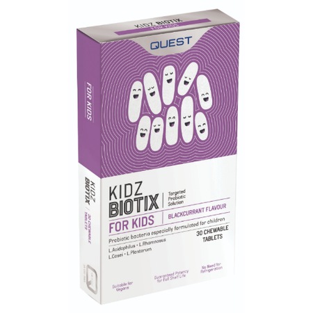 Supliment alimentar pentru copii KidsBiotix, Quest, 1-3ani, 30 capsule ...