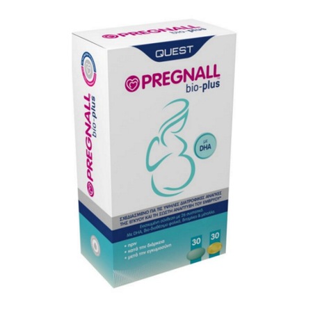 Suplimente alimentare Pregnall Bio Plus pentru femei insarcinate, Quest ...
