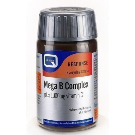 Suplimentul nutritional Mega B Complex, Quest, 60 tablete - eMAG.ro