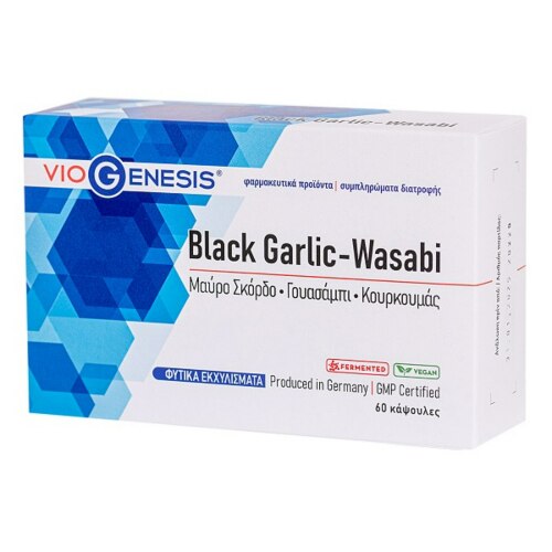 Supliment alimentar Black Garlic Wasabi, Viogenesis, 60 capsule - eMAG.ro