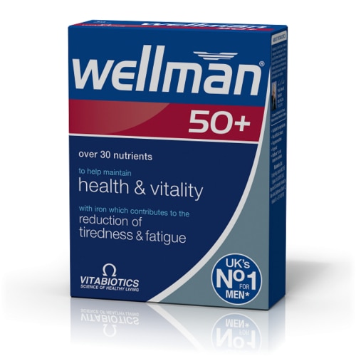 Supliment alimentar Wellman 50+, VitaBiotics, 30 tablete - eMAG.ro