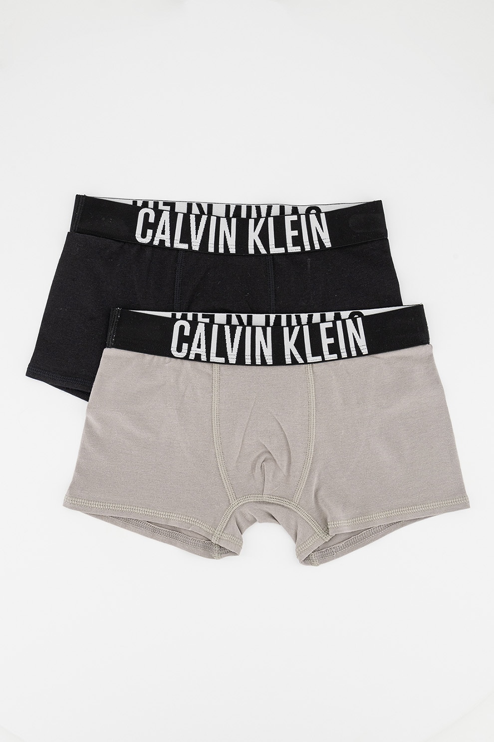 CALVIN KLEIN, Set de boxeri cu banda logo in talie - 2 perechi, Negru ...