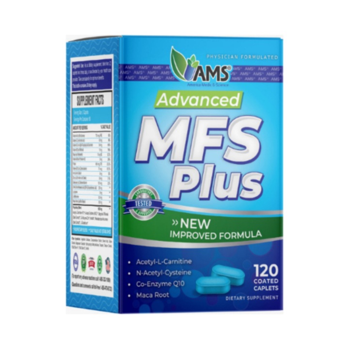 Supliment alimentar MFS Plus Advance, AMS, Pentru barbati, 120 capsule ...