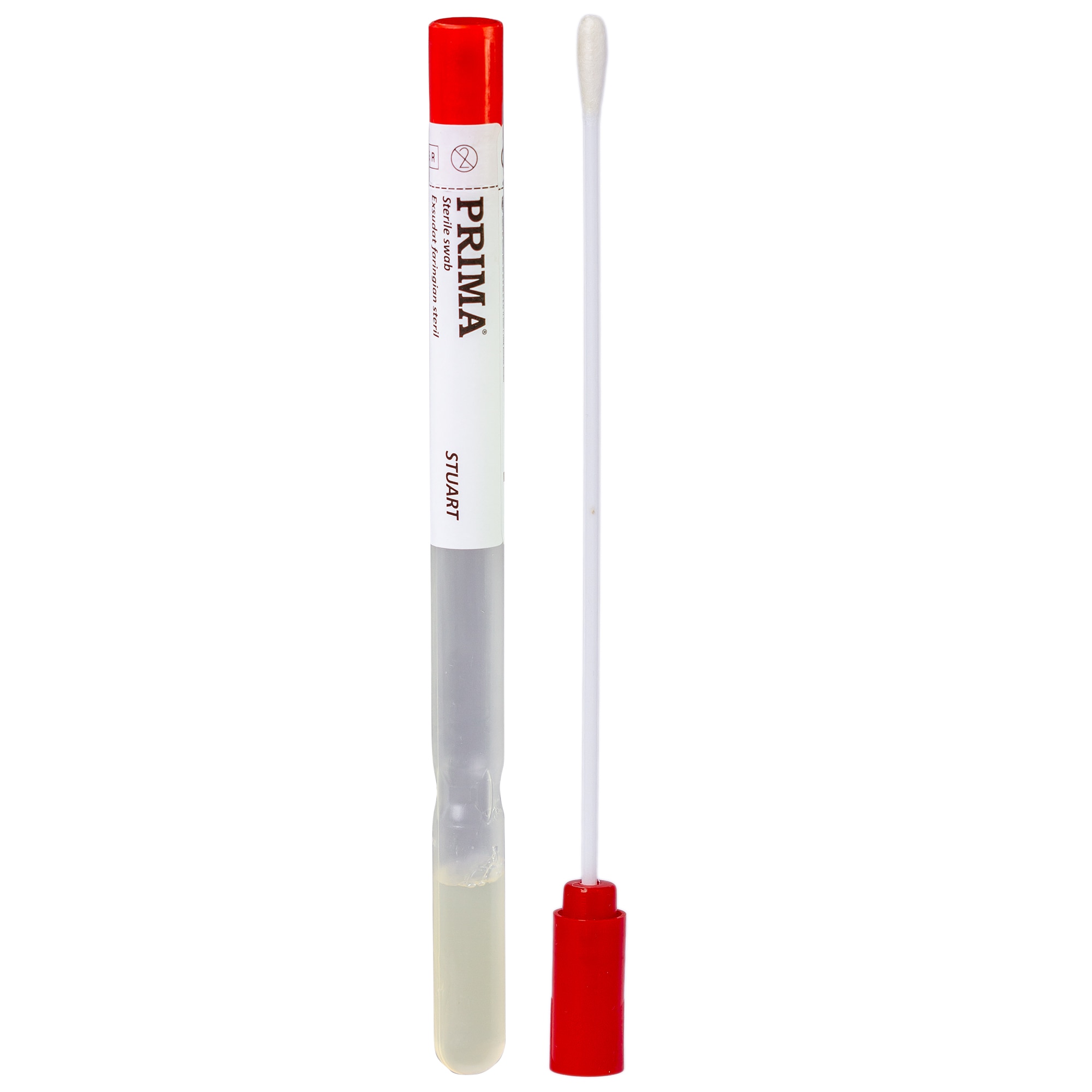 Exudat faringian PRIMA, steril, cu mediu STUART, in tub O 12x150 mm, cu ...