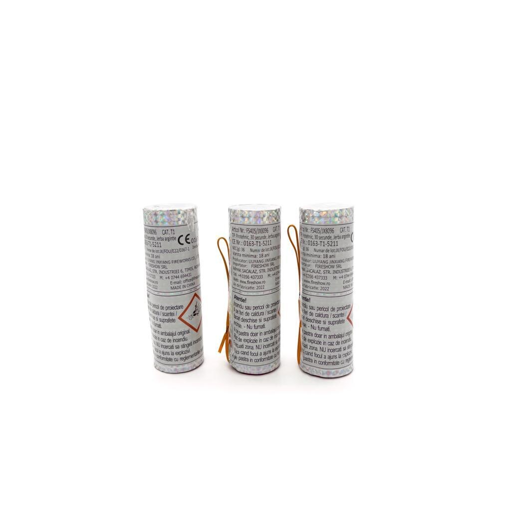 Vulcan electric cu efect argintiu, de interior, fara fum, 2m, 30sec ...