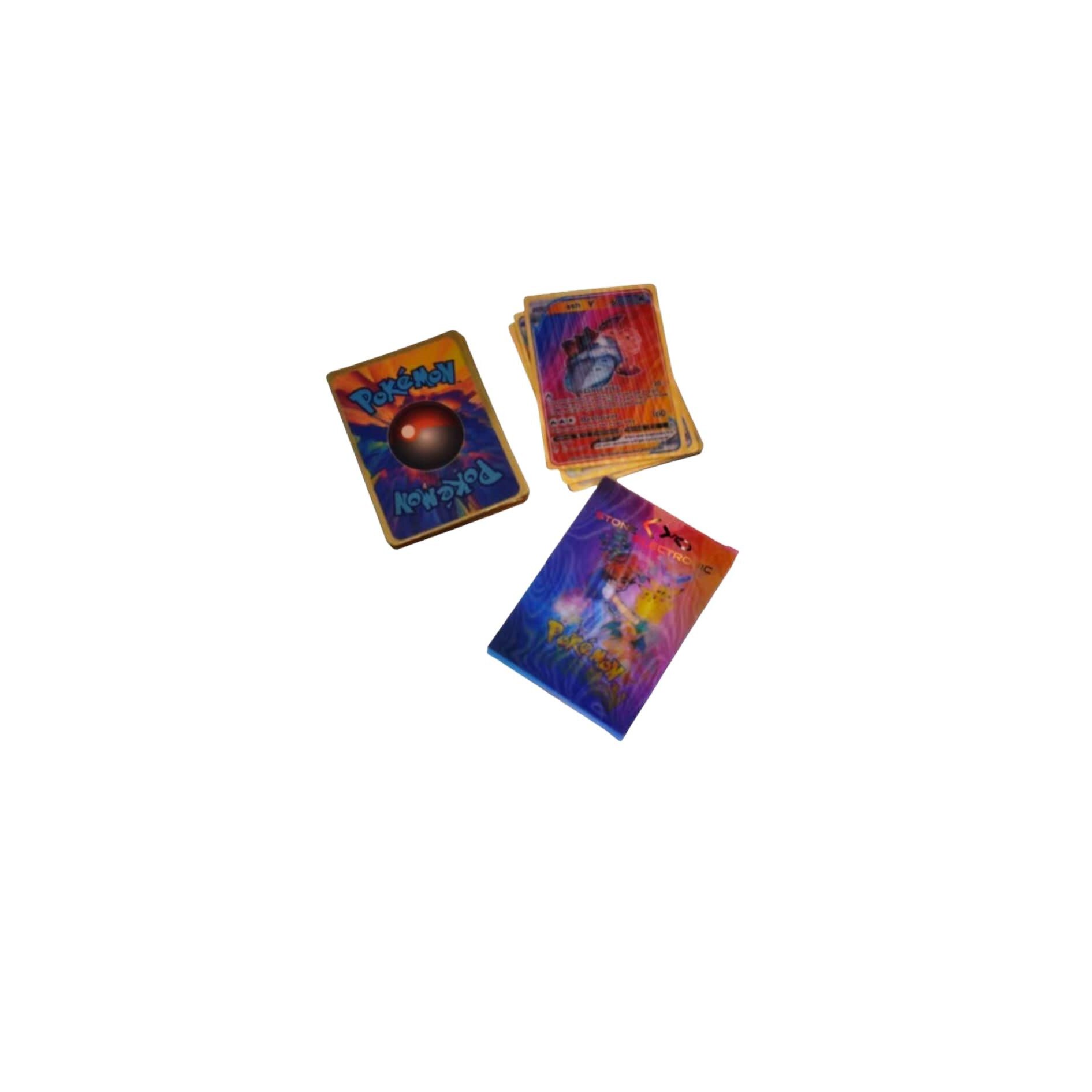 Joc de carti Pokemon Gold 3D Hologram, Pachet 27 cartonase - eMAG.ro