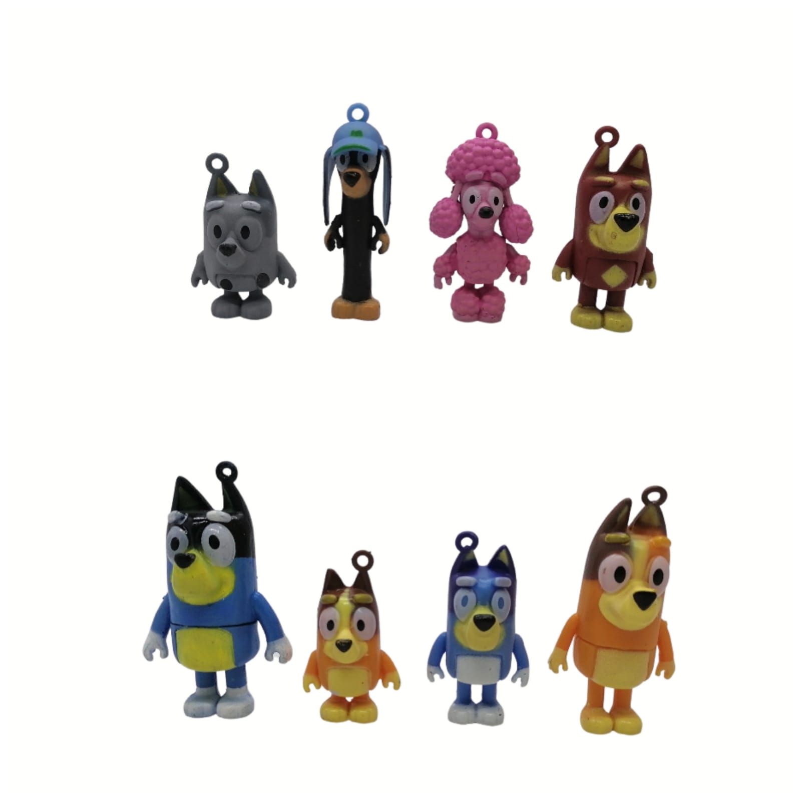 Set 8 Figurine, tip Bluey si Bingo, 6 cm, multicolor - eMAG.ro