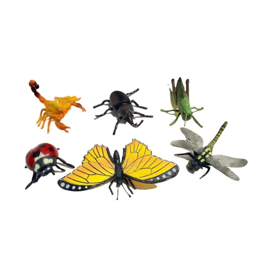 Set 6 Insecte mari, multicolor, 7 cm - 20 cm - eMAG.ro