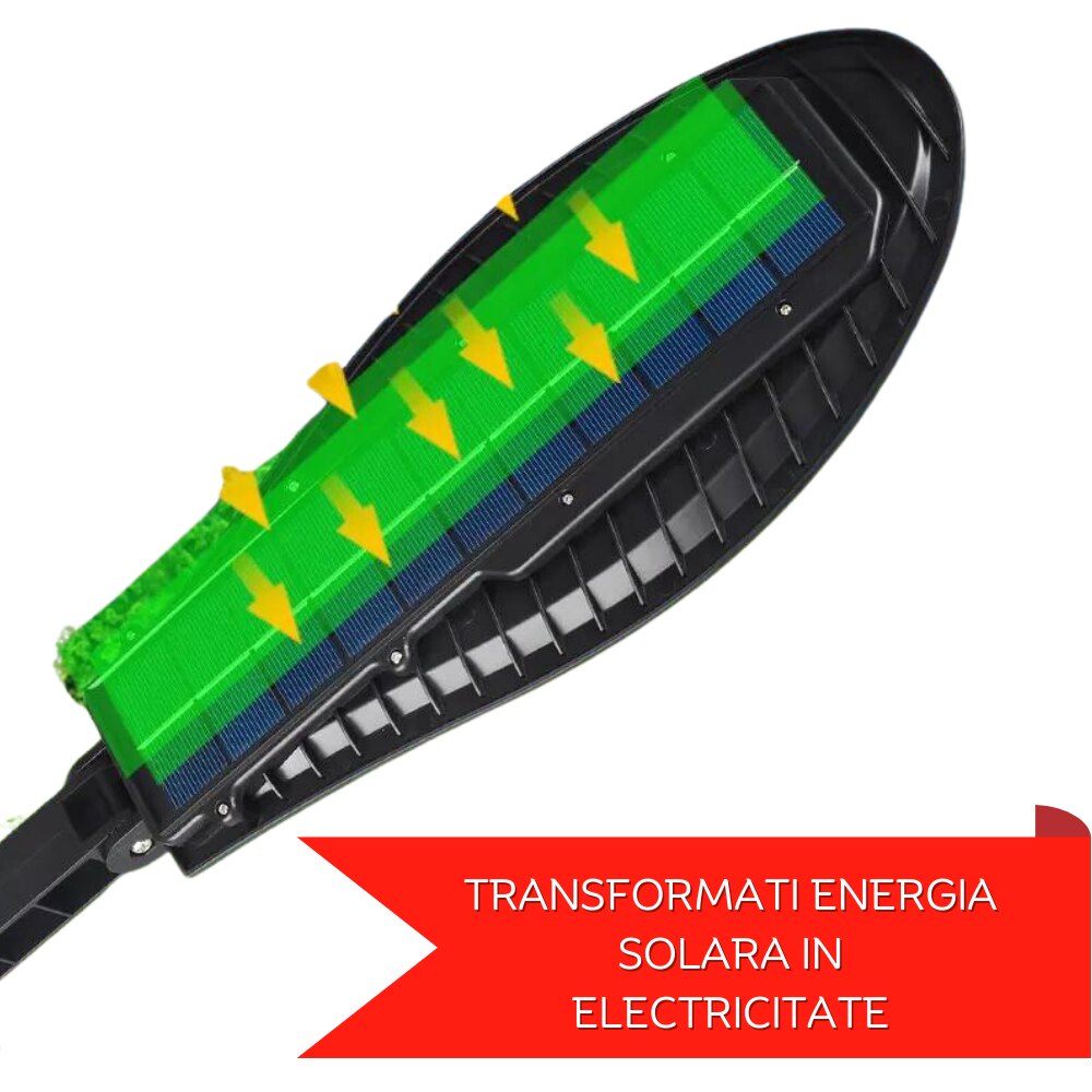 Lampa solara, MX-T60, Panou solar incorporat si acumulator, Telecomanda ...