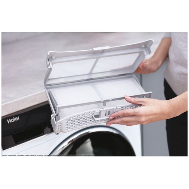 Uscator de rufe Haier HD80-A2939-S, Pompa de caldura, 8 kg, 15 programe ...