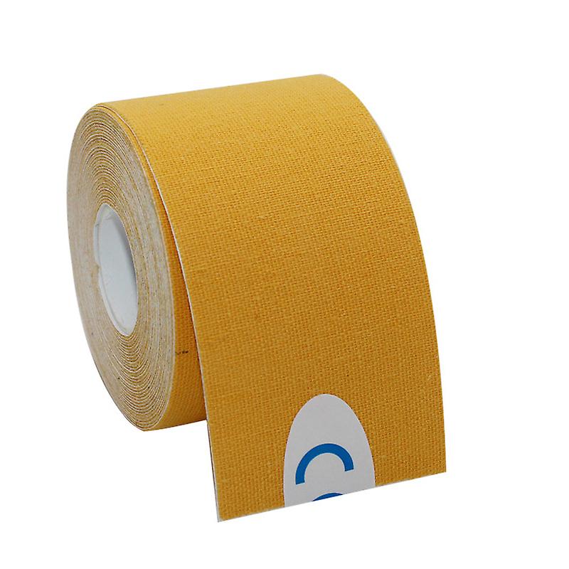 Banda de kinesiologie, 2.5x500cm, Galben - eMAG.ro