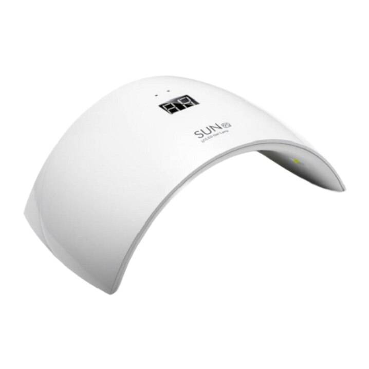 Комбинирана лампа за маникюр и педикюр SUN9, Бял, UV LED, 24W, 15 диода ...