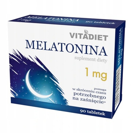 Supliment alimentar, VitaDiet Melatonina 1mg, 90 tablete - eMAG.ro