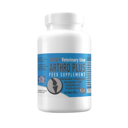 Хранителна добавка за кучета Arthro Plus, Със ставни проблеми, 30 ...