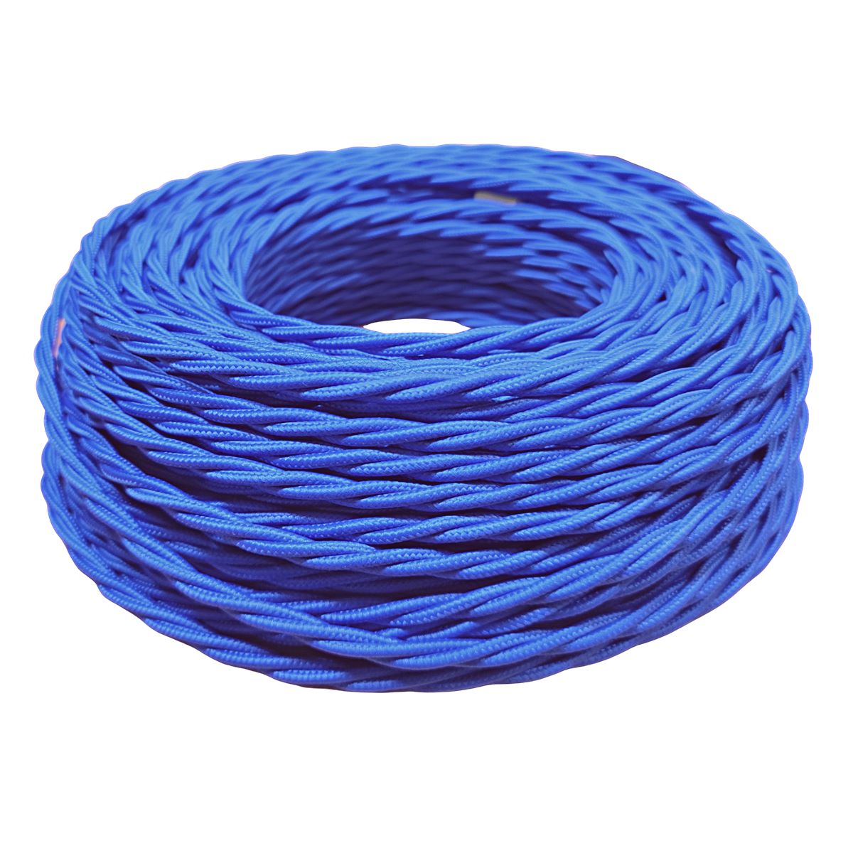 Cablu Textil Impletit Vintage 3X0,75MM 10M/Pac Albastru - eMAG.ro