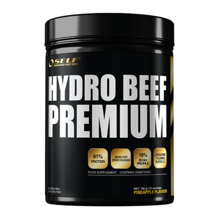 Pudra proteica, Self Omninutrition, Hydro Beef Premium, Ananas, 750 g ...