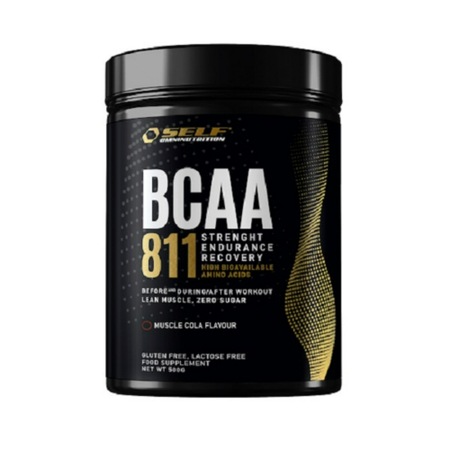 AMINO ACIZI SELF OMNINUTRITION BCAA 8:1:1 500G MUSCLE COLA - eMAG.ro