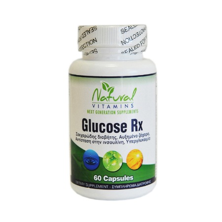 Supliment Alimentar, NATURAL VITAMINS, Glucoza RX, 60 Capsule - eMAG.ro