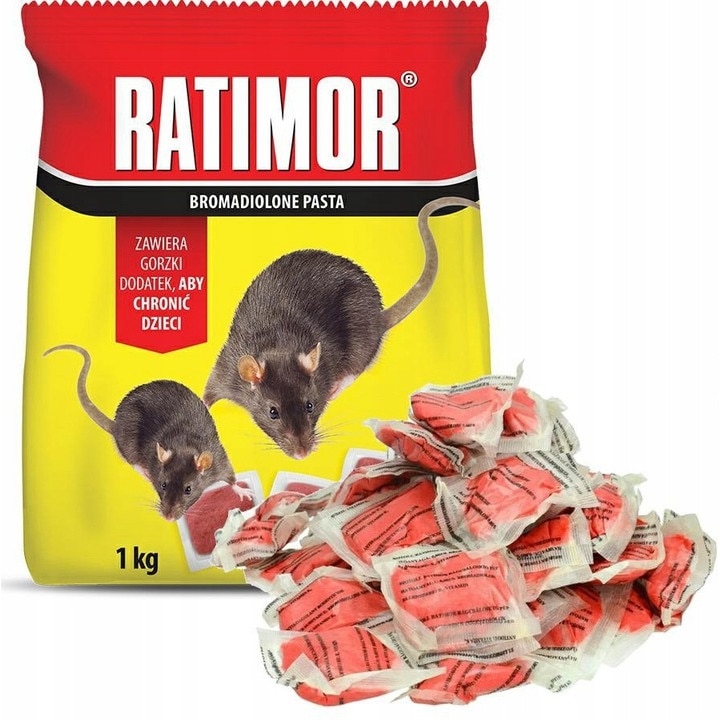 Otrava Ratimor pentru soareci si sobolani 1Kg - eMAG.ro