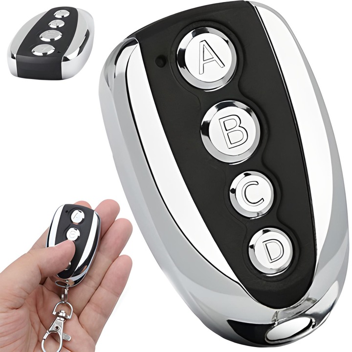 Telecomanda universala cu memorie pentru poarta electrica, garaj si ...