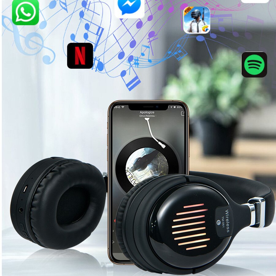 Аудио слушалки за уши Vaxiuja безжични Bluetooth 5 0 черни Emag Bg