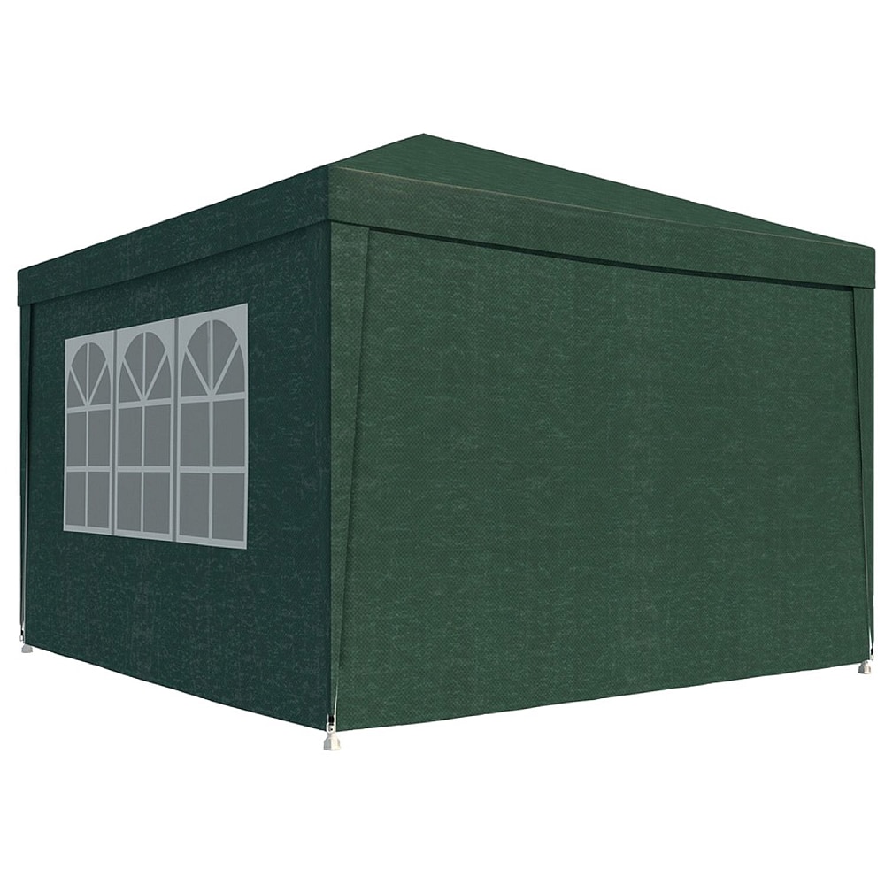Cort Pavilion Verde 3x3 m cu Pereti Laterali si Ferestre pentru ...