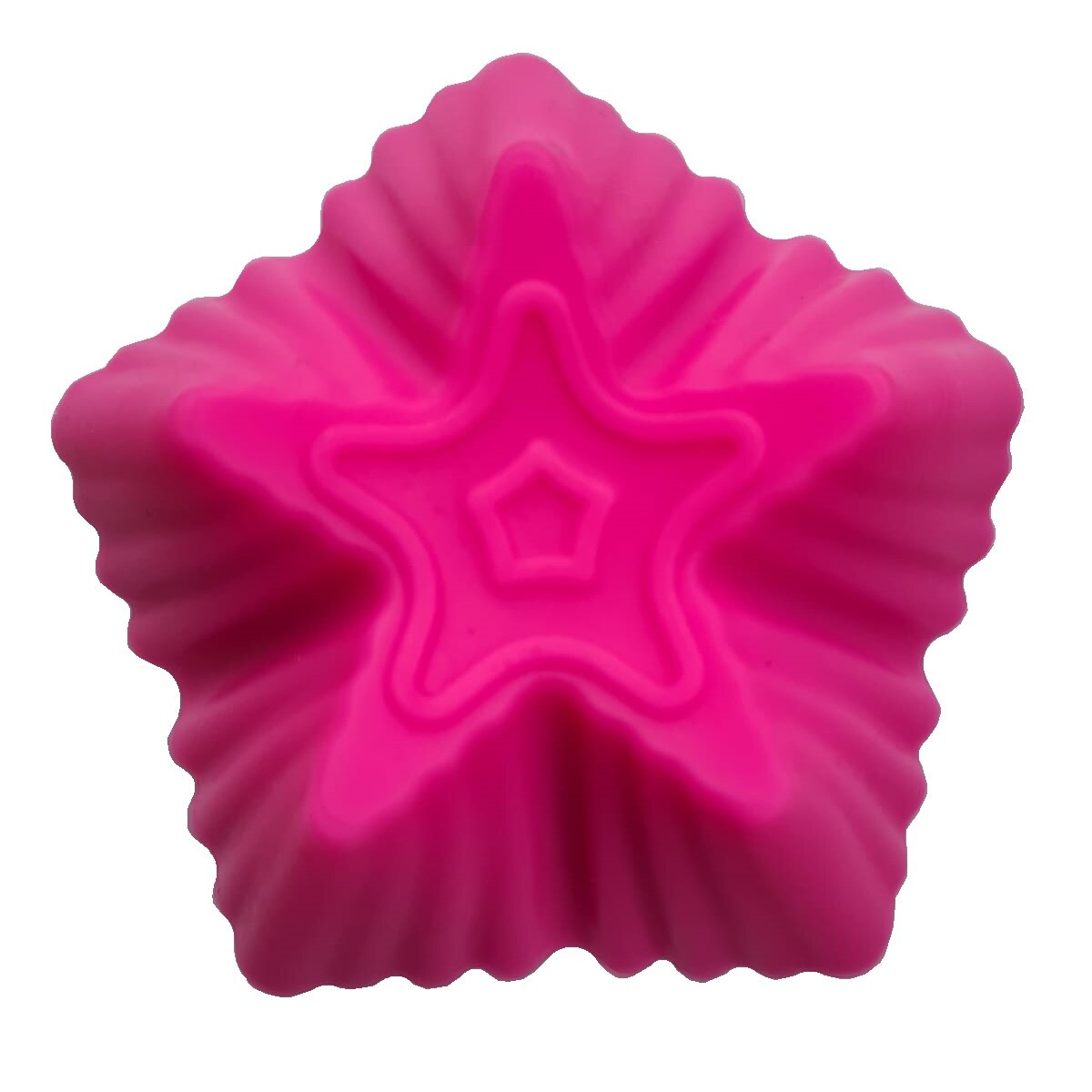 Set 12 forme din silicon sub forma de Stea pentru Savarine, Tarte ...