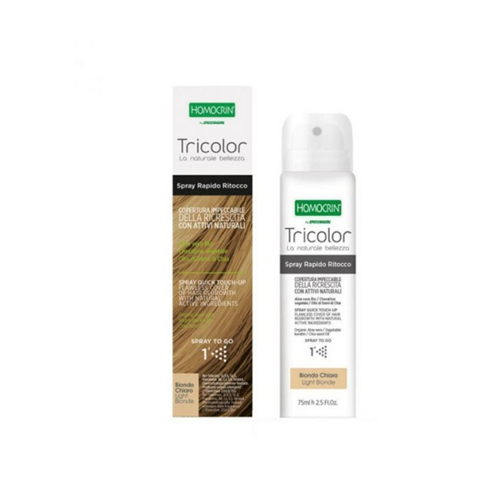 Spray de par, Specchiasol, Homocrin, Blond Deschis, 75 ml - eMAG.ro