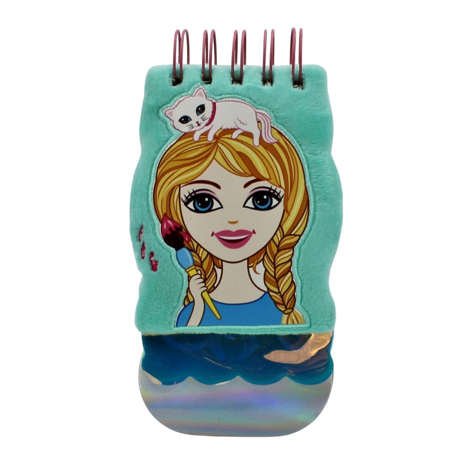 Carnetel verde 3D Fetita cu pisicuta 120 pagini - eMAG.ro