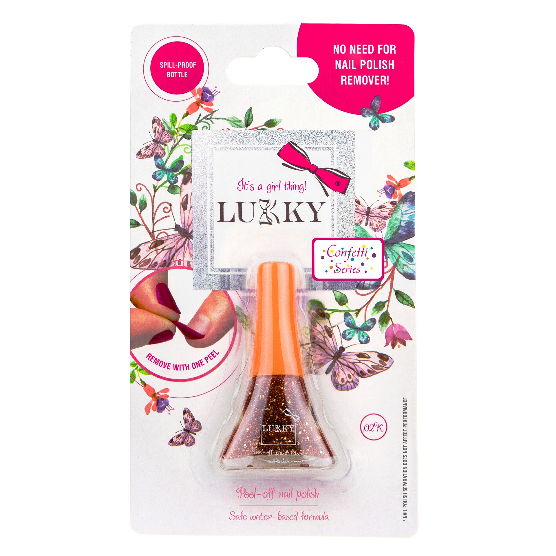 Oja pentru copii Lukky cu confetti auriu, 1 bucata, 14141 - eMAG.ro