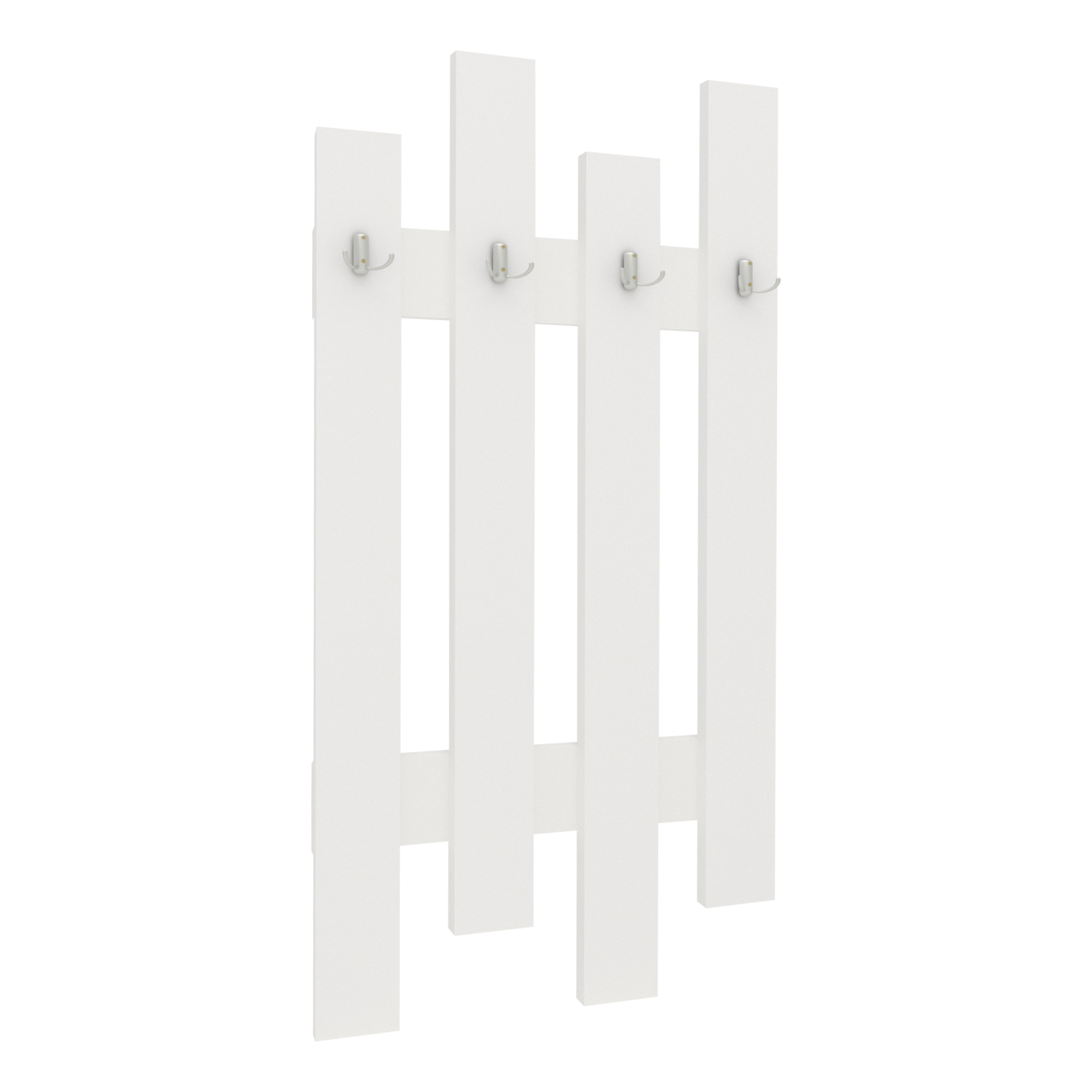 Cuier Lamelar haaus Stick, Alb, 100 x 60 cm - eMAG.ro