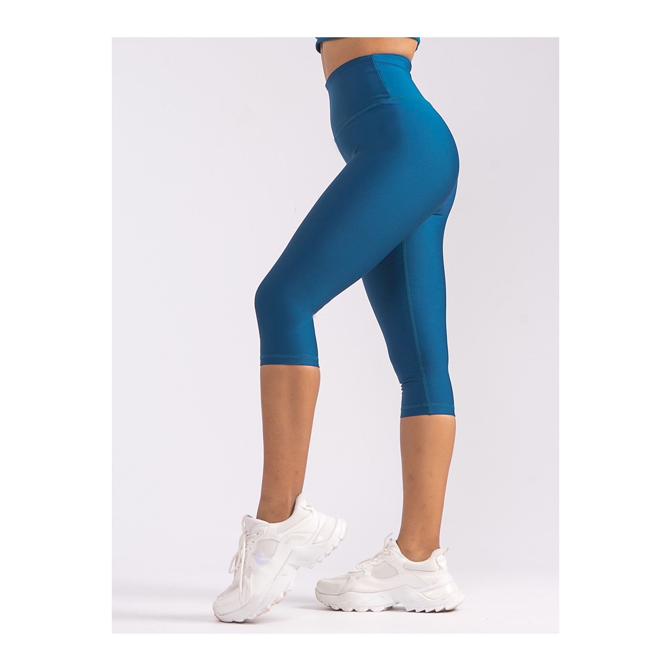 Colanti sport dama, Albastru, Marimea L - eMAG.ro