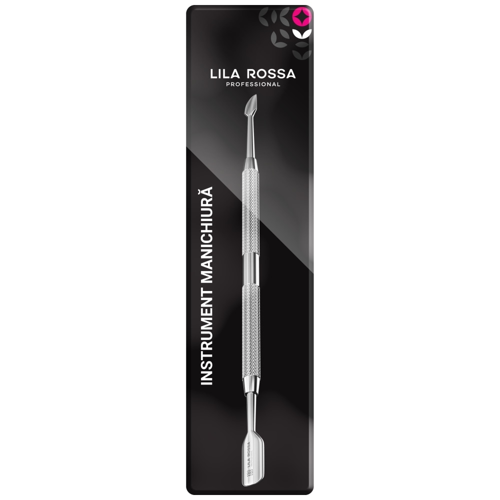 Instrument pentru indepartarea cuticulei, manichiura si pedichiura, Lila Rossa A623 - eMAG.ro