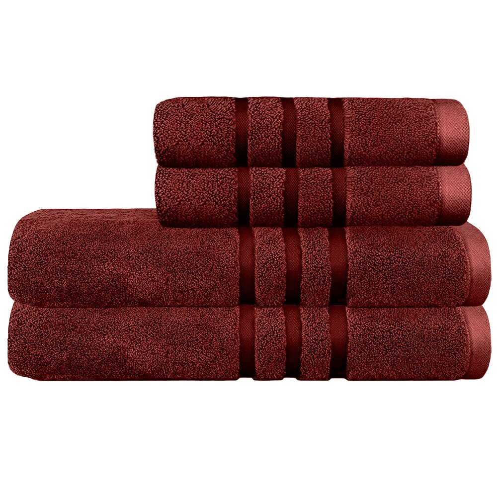 Set 4 prosoape Quasar & Co.®, 100% bumbac, 450 g/mp, 2 x 50 x 90/2 x 70 ...