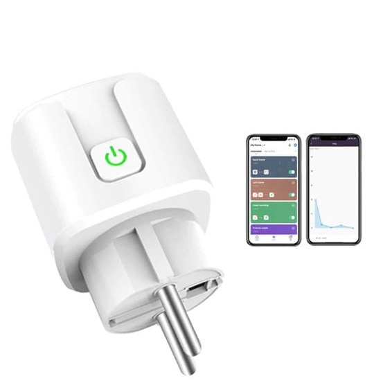 Priza SmartConnect® Wi-Fi, 20A, 4400W, monitorizare consum energie ...
